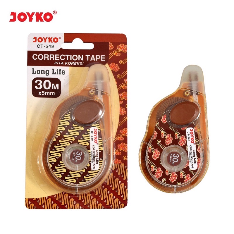 Jual STIPO KERTAS/CORRECTION TAPE JOYKO CT-549 MOTIF BATIK | Shopee ...