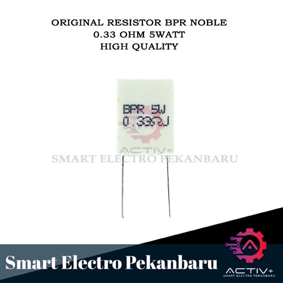Jual ORIGINAL RESISTOR BPR 5WATT 0.33 OHM RESISTOR NOBLE 5 WATT 0.33OHM RESISTOR GEPENG 5W ...