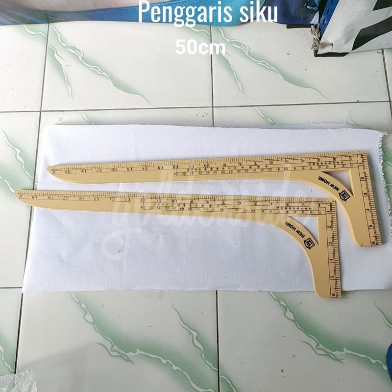 Jual Penggaris siku 50cm / Penggaris pola L per pcs | Shopee Indonesia