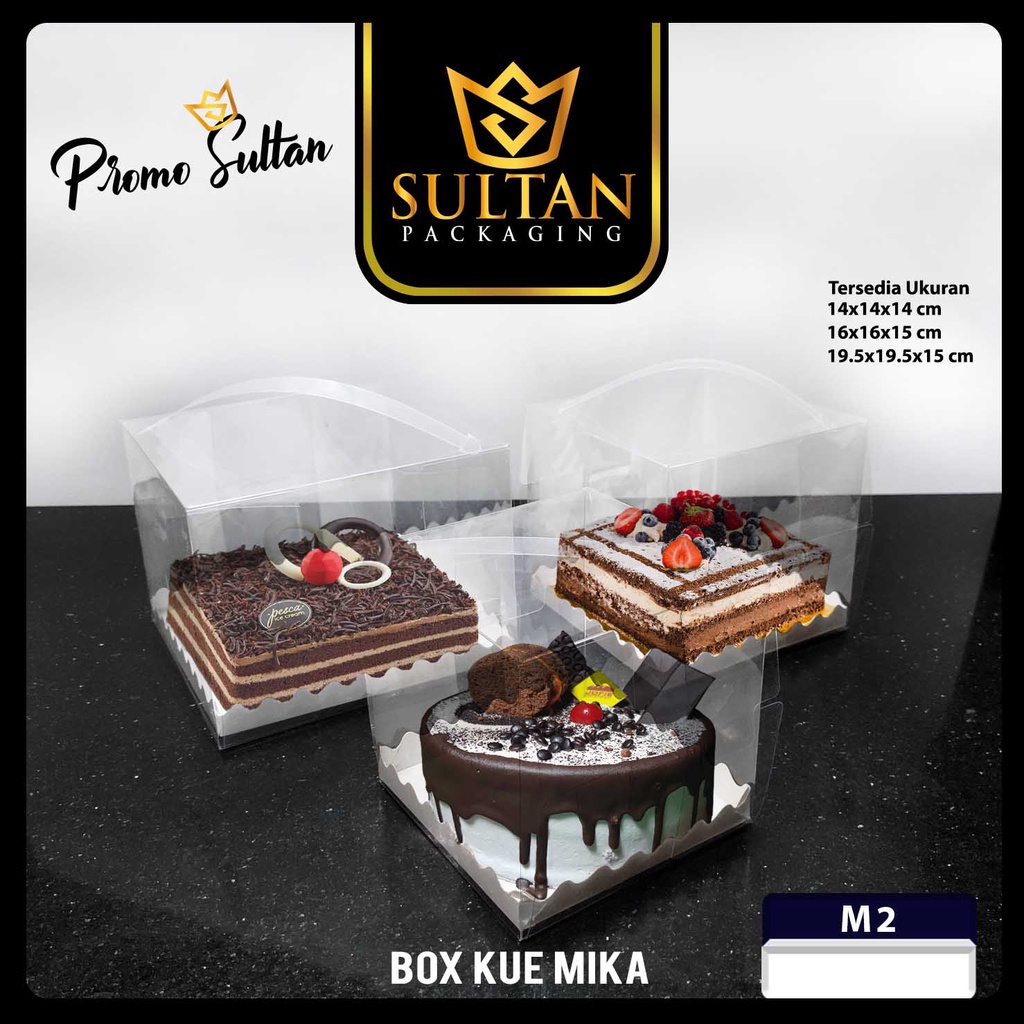 Jual Kotak Mika - Box Kue Transparan - Kotak Kue - Kotak Transparan ...