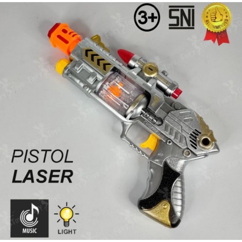Jual Mainan pistol laser lampu dan suara | Shopee Indonesia