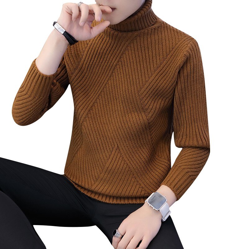 Jual Sweater Rajut Pria - SWEATER TURTLENECK PRIA | Shopee Indonesia
