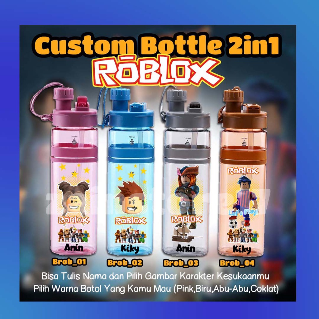 Jual Custom Botol Minuman - 2in1 - Gambar Game Anak-Anak Populer - R O ...