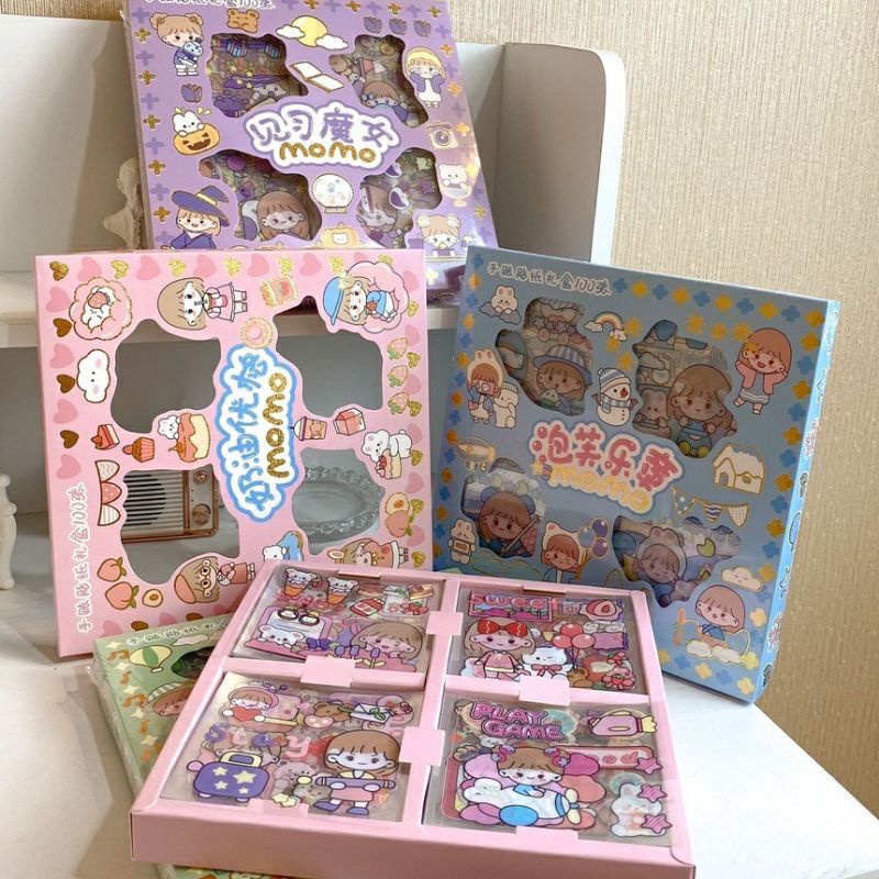 Jual STIKER 2D (SATU BOX ISI 100PCS) STIKER BOTOL MINUM | Shopee Indonesia