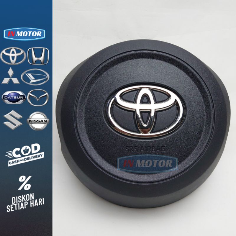 Jual cover airbag toyota Raize Daihatsu Rocky original tutup stir rocku ...