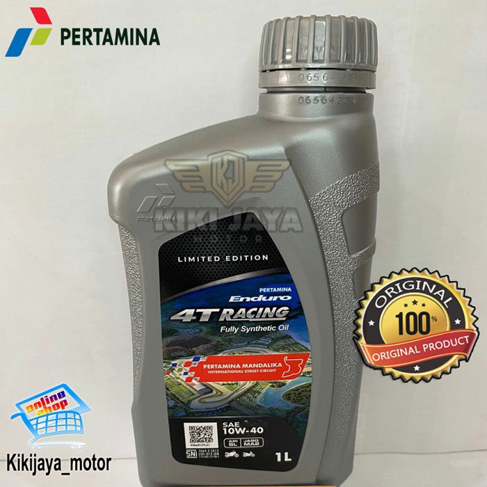Jual OLI MOTOR PERTAMINA ENDURO 4T RACING 10W-40 UKURAN 1 L | Shopee Indonesia