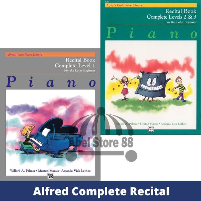 Jual Terbaik Alfred Recital Book Complete Level 1/Level 2-3 Buku Lagu ...
