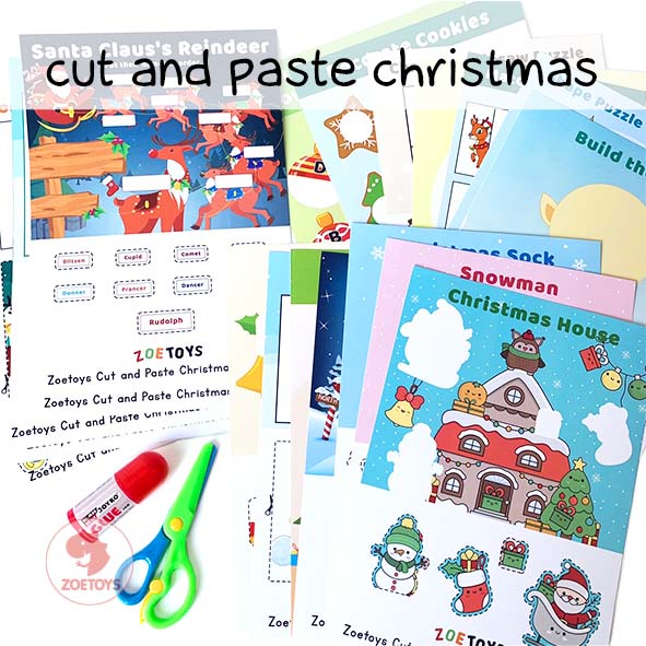 Jual Zoetoys Cut and Paste Activity 2 | Melatih Keterampilan Pra ...
