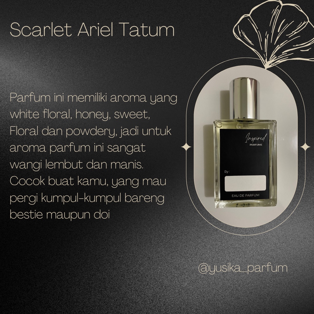 Jual Parfum inspired Ariel Tatum 35 ml | Shopee Indonesia