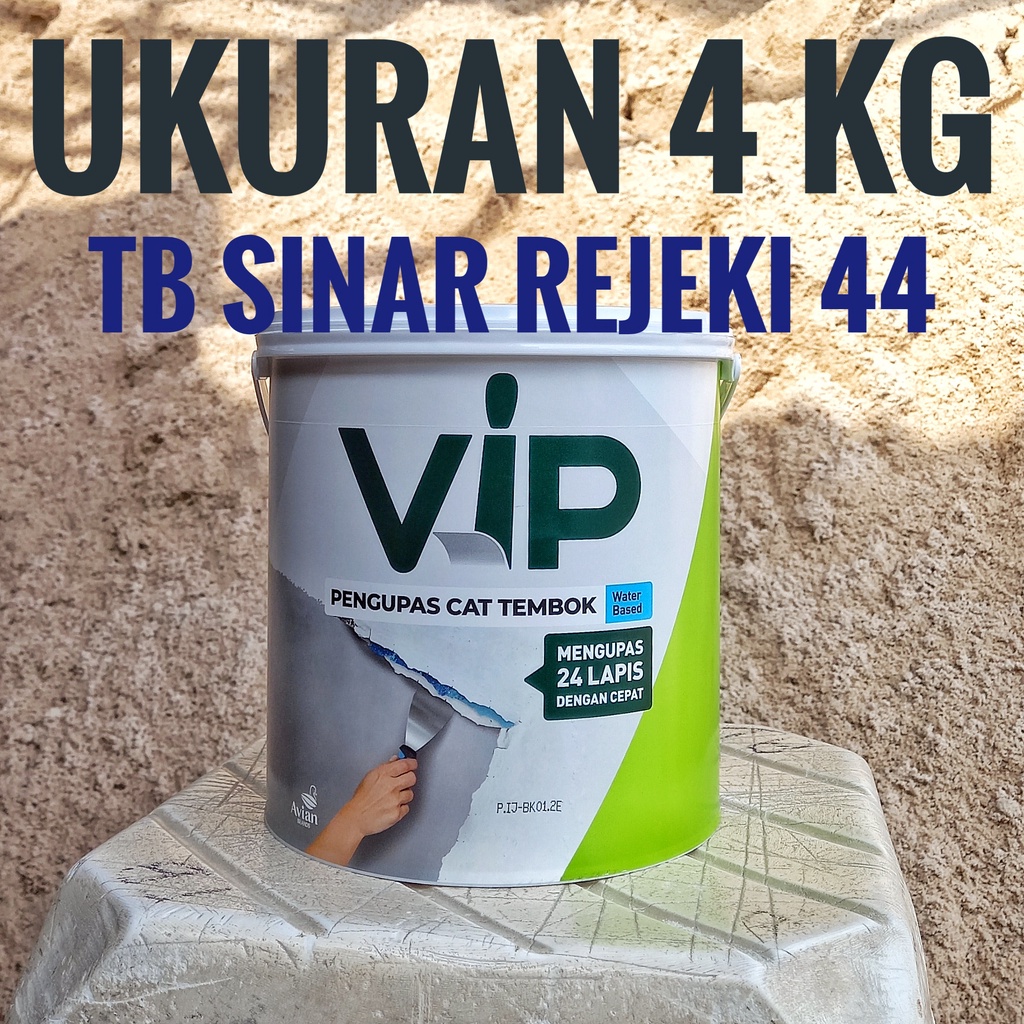 Jual VIP WATER BASED 4 KG Paint Remover Cairan Pengupas Perontok Cat ...