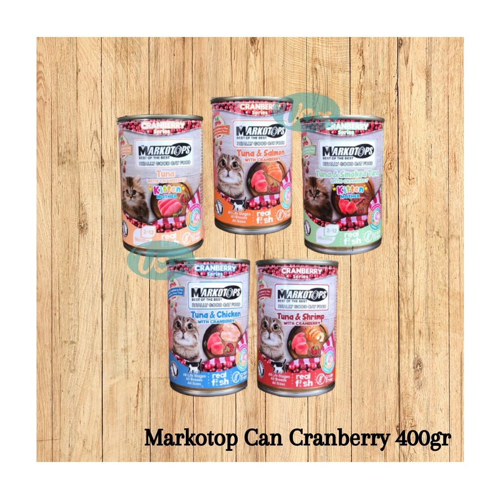 Jual Markotop Cranberry 400 gr Cat Food - Makanan Kucing Can Wet Food ...