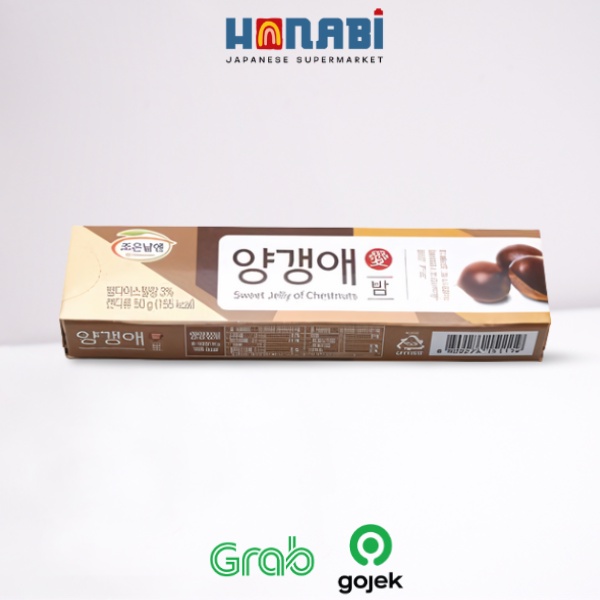 Jual O-Happyday Sweet Jelly Chestnut 50g - Yanggaeng Yokan Rasa Kacang ...