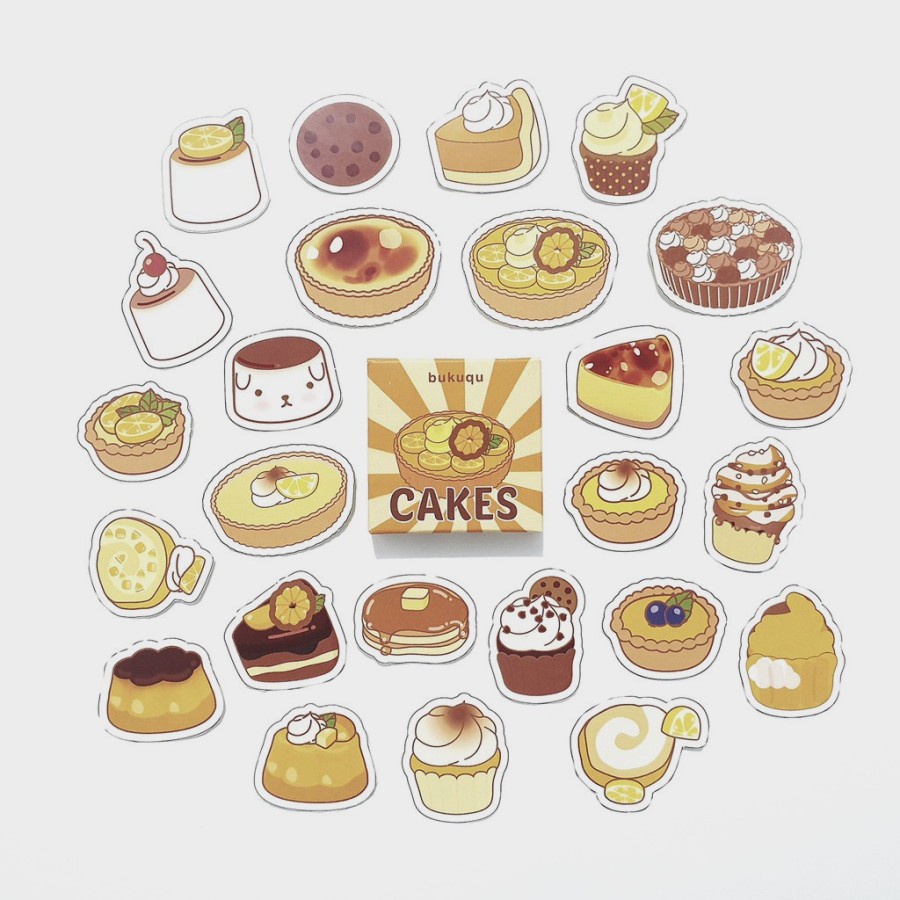 Jual Bukuqu Stiker Journal SJ017 Cake untuk Notebook, Planner | Shopee ...