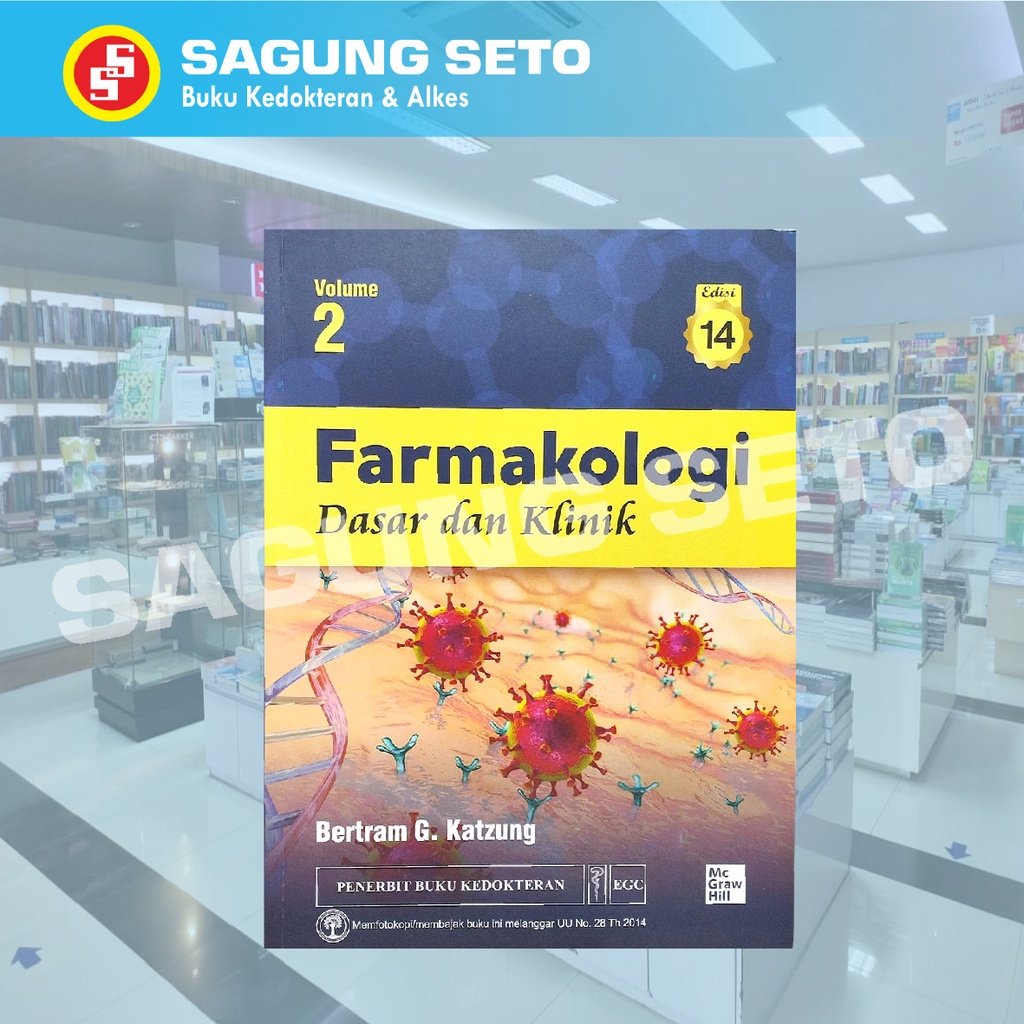 Jual FARMAKOLOGI DASAR DAN KLINIK EDISI 14 VOLUME 2 KATZUNG | Shopee Indonesia