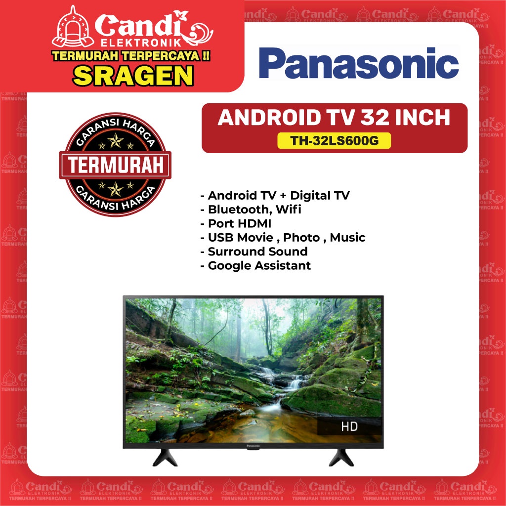 Jual PANASONICAndroid Tv 32 Inch Digital Tv - TH-32LS600G | Shopee Indonesia