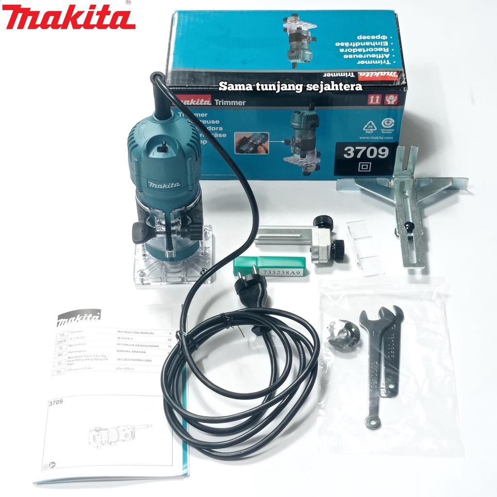 Jual MAKITA 3709 / MESIN PROFIL ROUTER WOOD TRIMMER | Shopee Indonesia