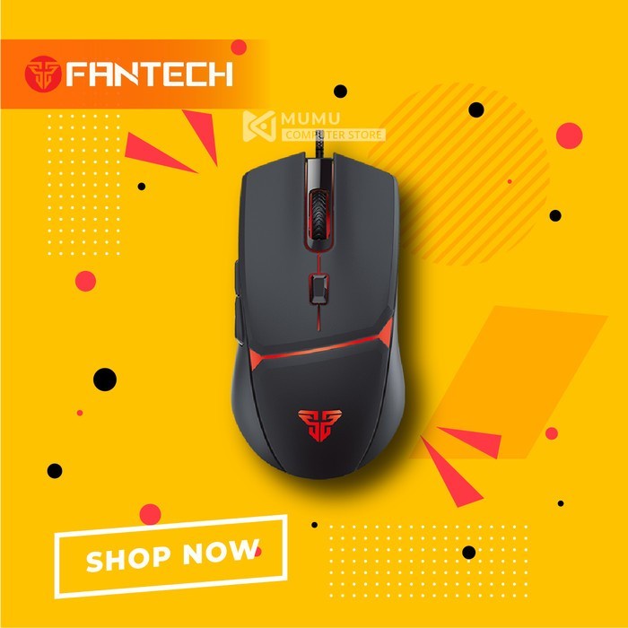 Jual Fantech VX7 CRYPTO Black Gaming Mouse | Shopee Indonesia