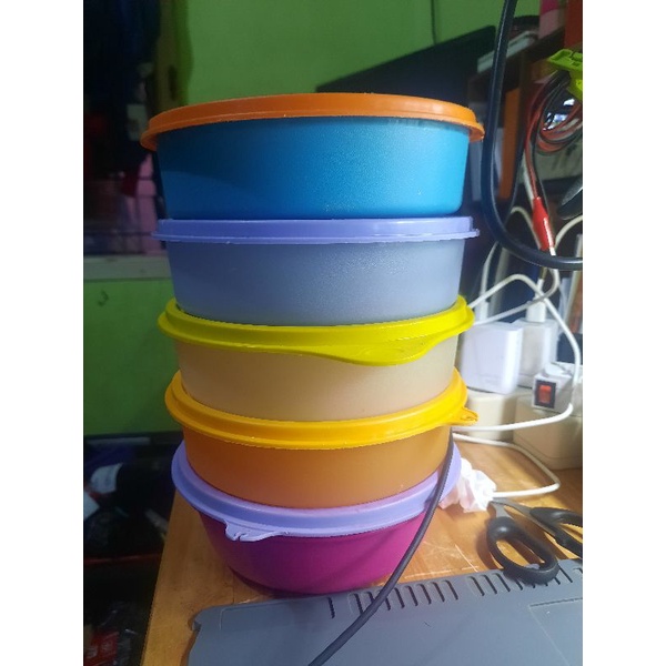 Jual LHB Large Handuk Bowl Tupperware bowl tempat makan bulat | Shopee ...