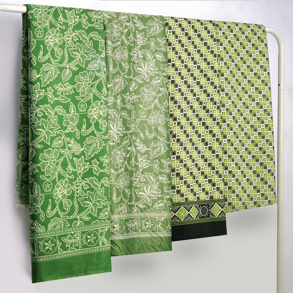 Jual KAIN BATIK HALUS SERAGAM FATAYAT NU MOTIF BUNGA & KOTAK BAHAN SEMI ...
