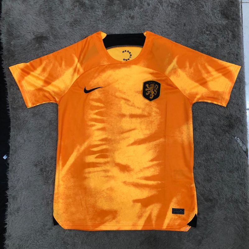 Jual JERSEY TIMNAS BELANDA HOME WORLD CUP QATAR 2022 GRADE ORI | Shopee ...