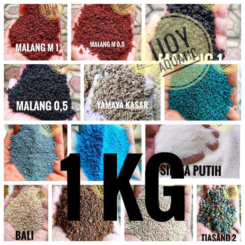 Jual pasir aquascape, pasir malang merah, malang hitam, pasir silika ...