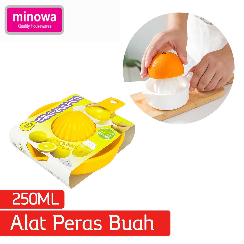 Jual Minowa Alat Peras Buah Jeruk / Lemon 250 ML Manual Fruit Squeezer ...