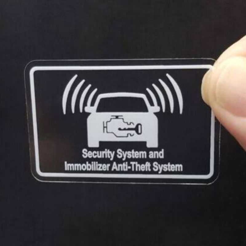 Jual Stiker Sistem Anti-pencurian Immobilizer dan Sistem Keamanan untuk ...