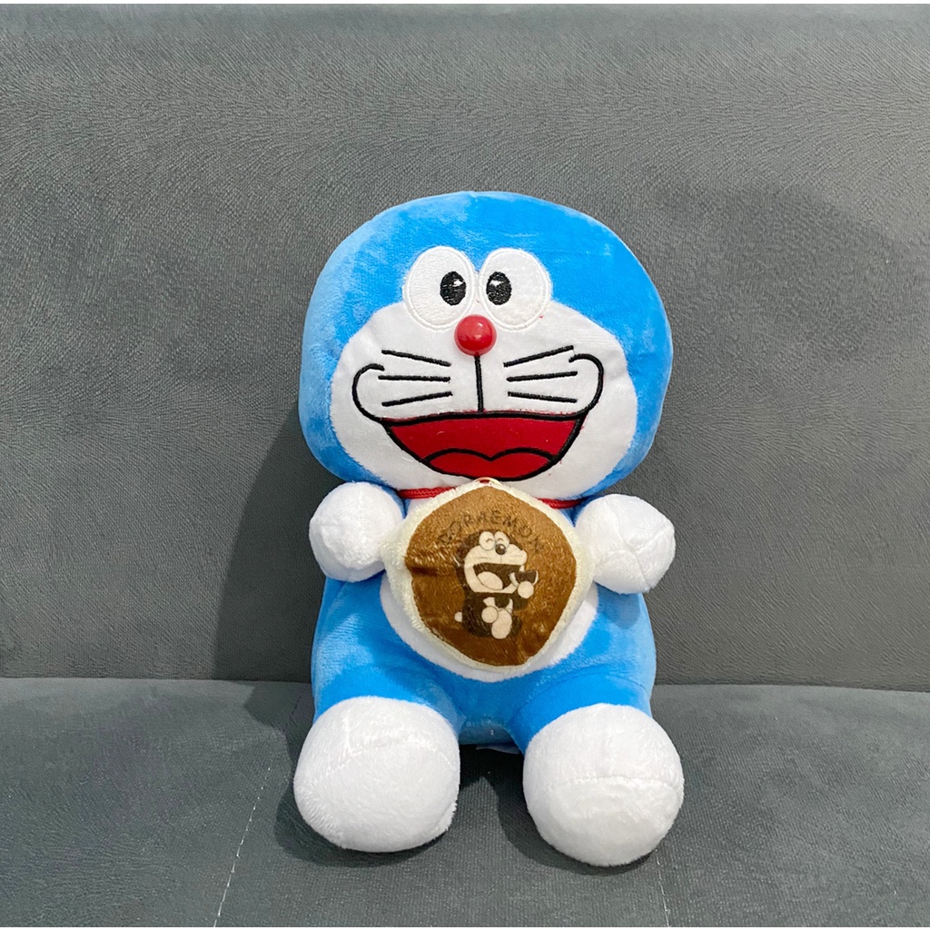 Jual Boneka Doraemon Ukuran M 25 Cm Doraemon Polos Doraemon Dorayaki Doraemon Senyum