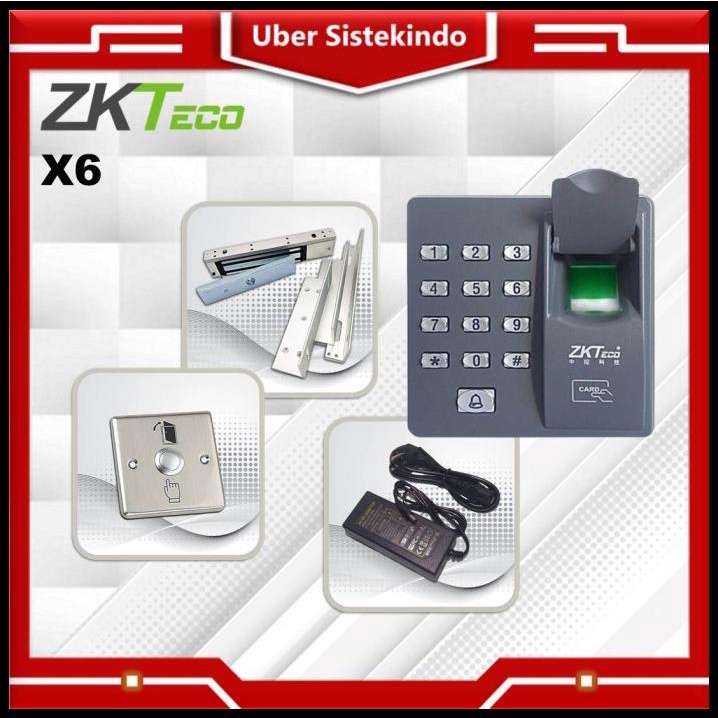Jual Paket Access Control Fingerprint X6 Standalone Access Door | Shopee Indonesia