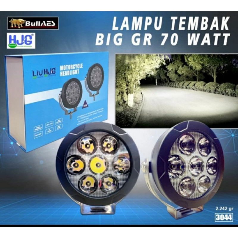 Jual Lampu Tembak LED Gold Runway BULAT BIG GR 70 WATT ORIGINAL HJG | Shopee Indonesia