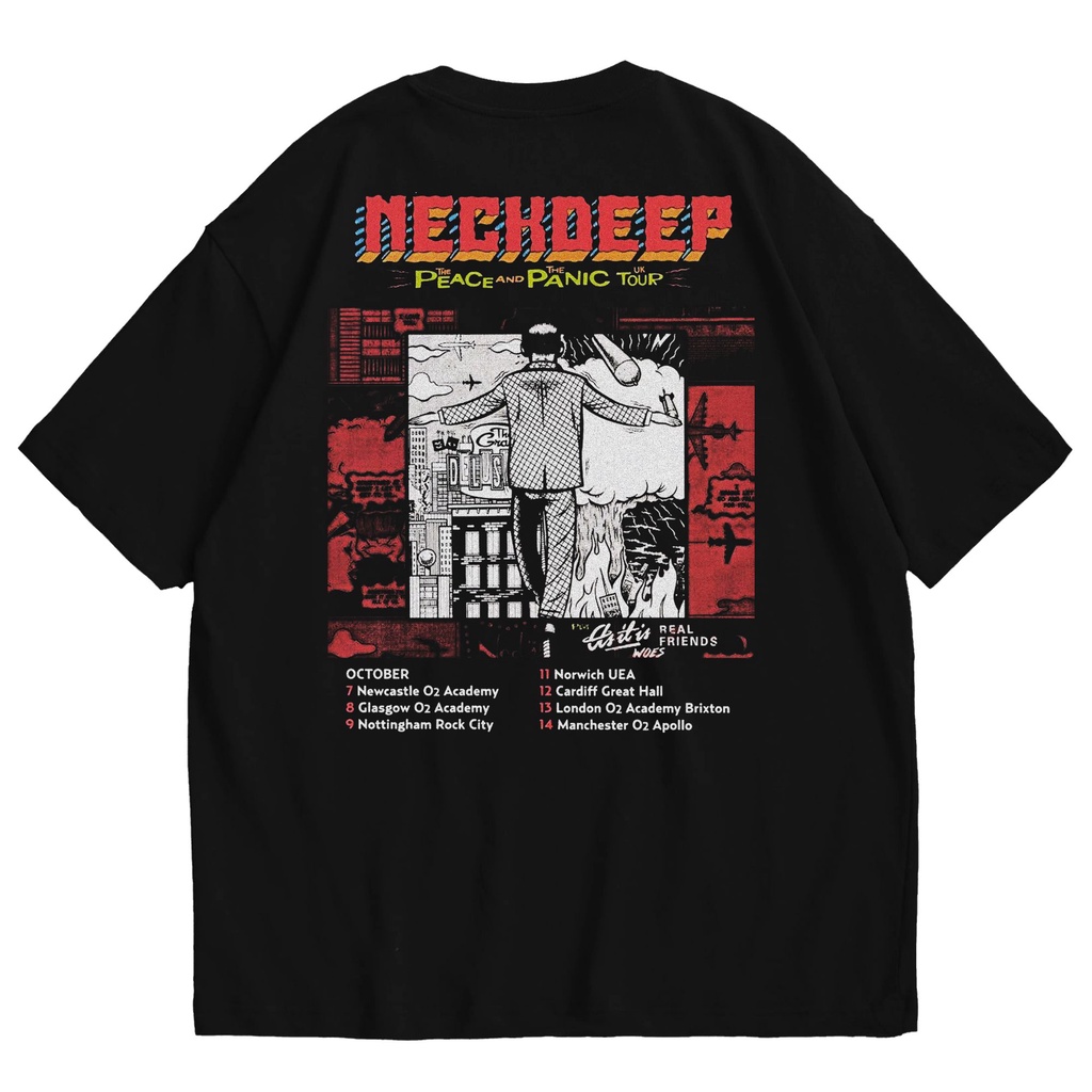 Jual Rollingstout Tshirt - Neck deep | Parodi Band & Film | BAJU MUSIK ...