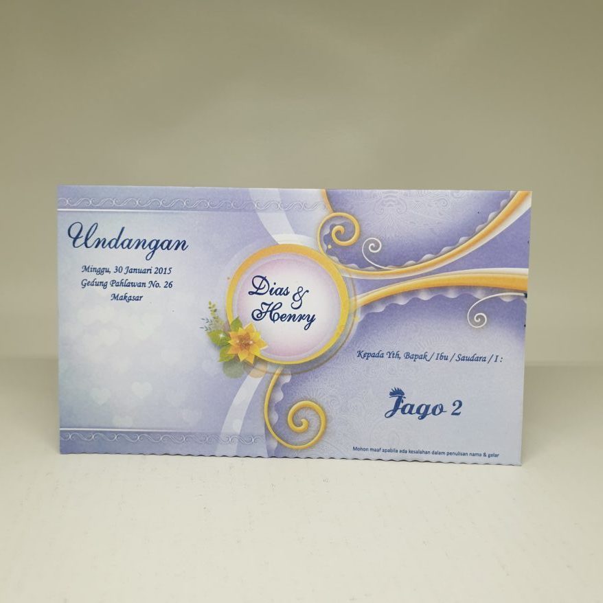 Jual Jago 02 Blanko Undangan | Undangan Murah | Blangko Undangan ...