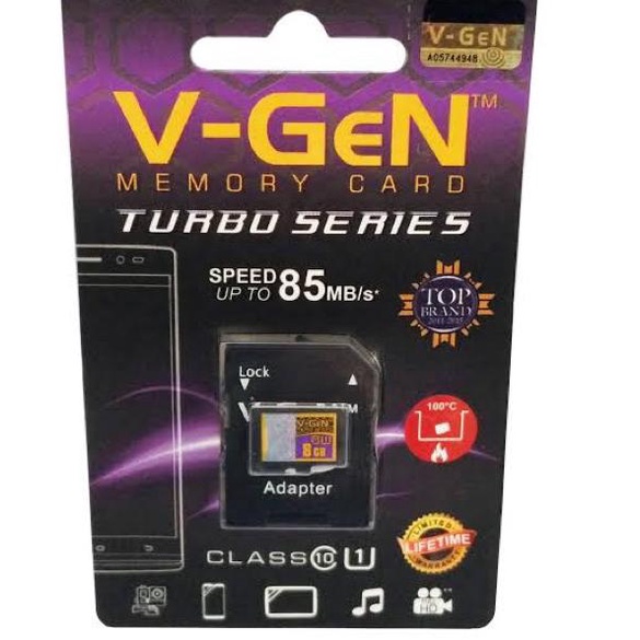 Jual Obral Menarik V-GEN MICRO SD V-GEN 8GB/ 16GB/ 32GB/ 64GB CLASS ...