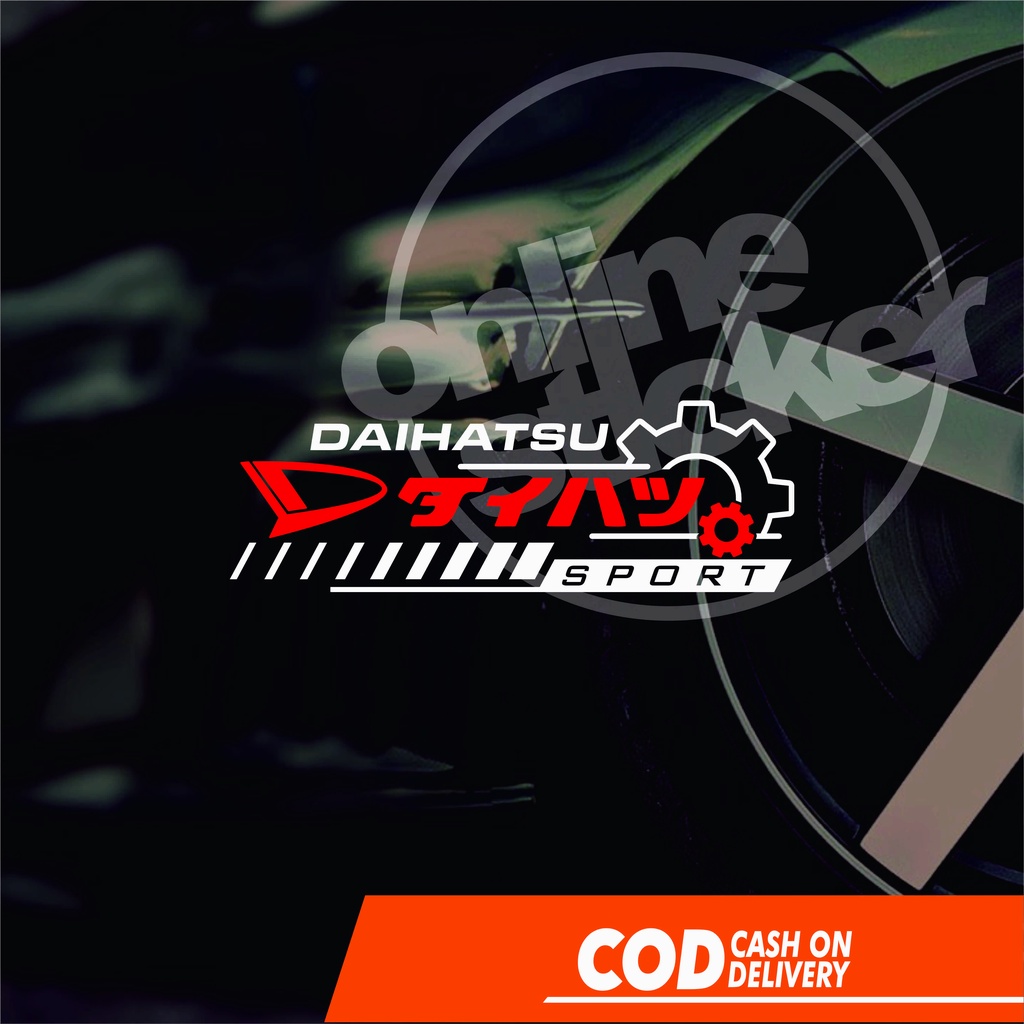 Jual Sticker Daihatsu JDM | cutting sticker | Shopee Indonesia