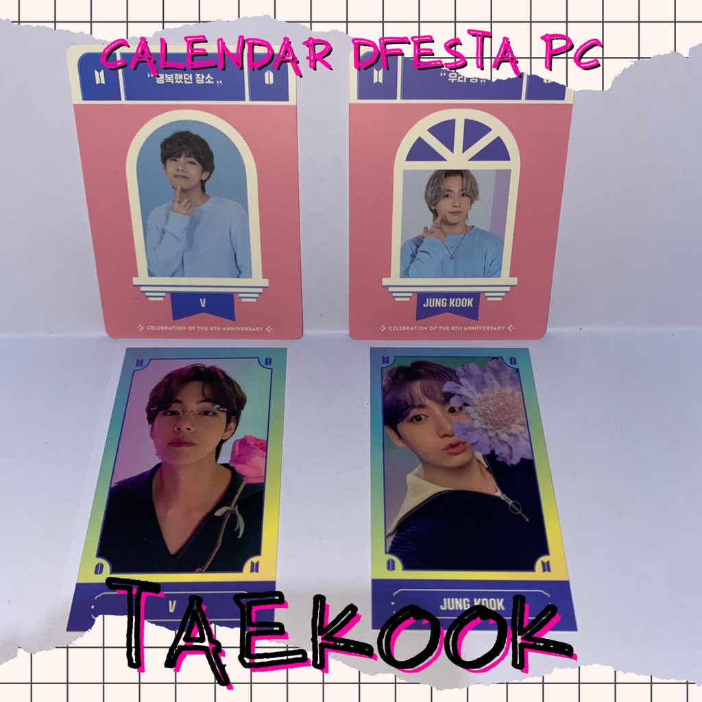 Jual DFESTA CALENDAR BTS PHOROCARD PC | OFFICIAL READY STOCK BTS ...