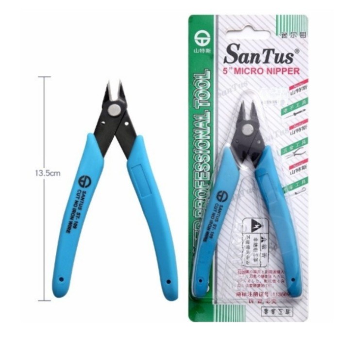 Jual Tang Potong 5" Micro Nipper Santus Pemotong Part Runner Gunpla ...