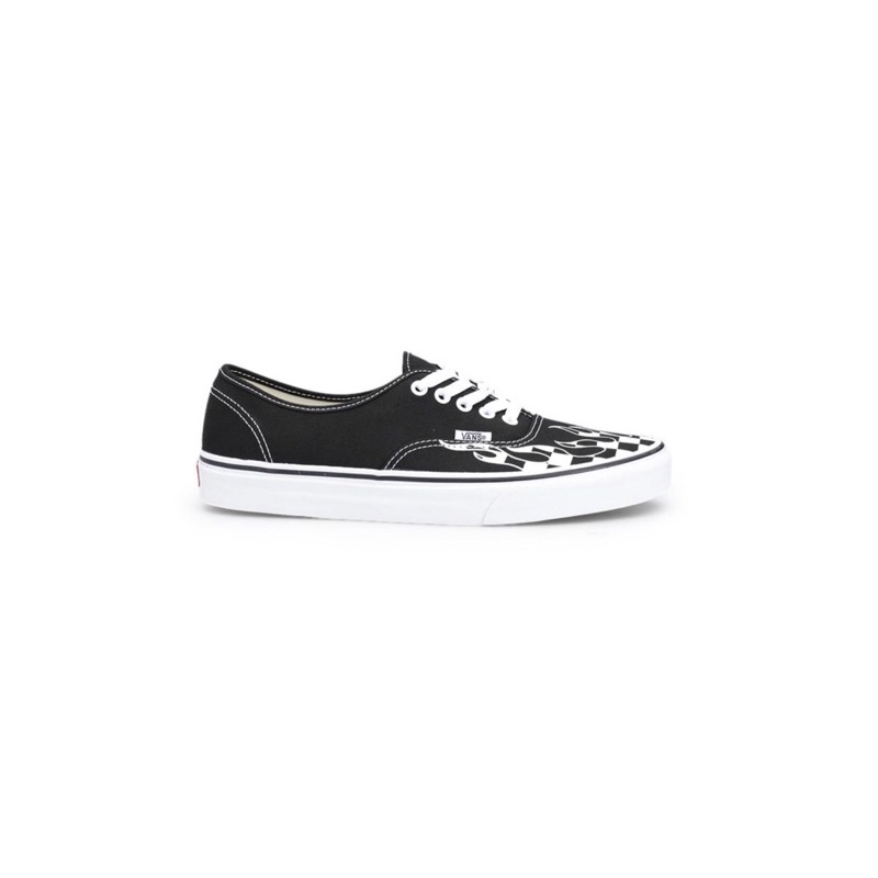 Jual Vans Authentic Flame Black White | Shopee Indonesia