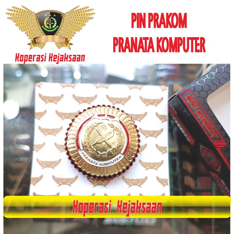 Jual PIN / WING PRANATA KOMPUTER KEJAKSAAN | PRAKOM | Shopee Indonesia