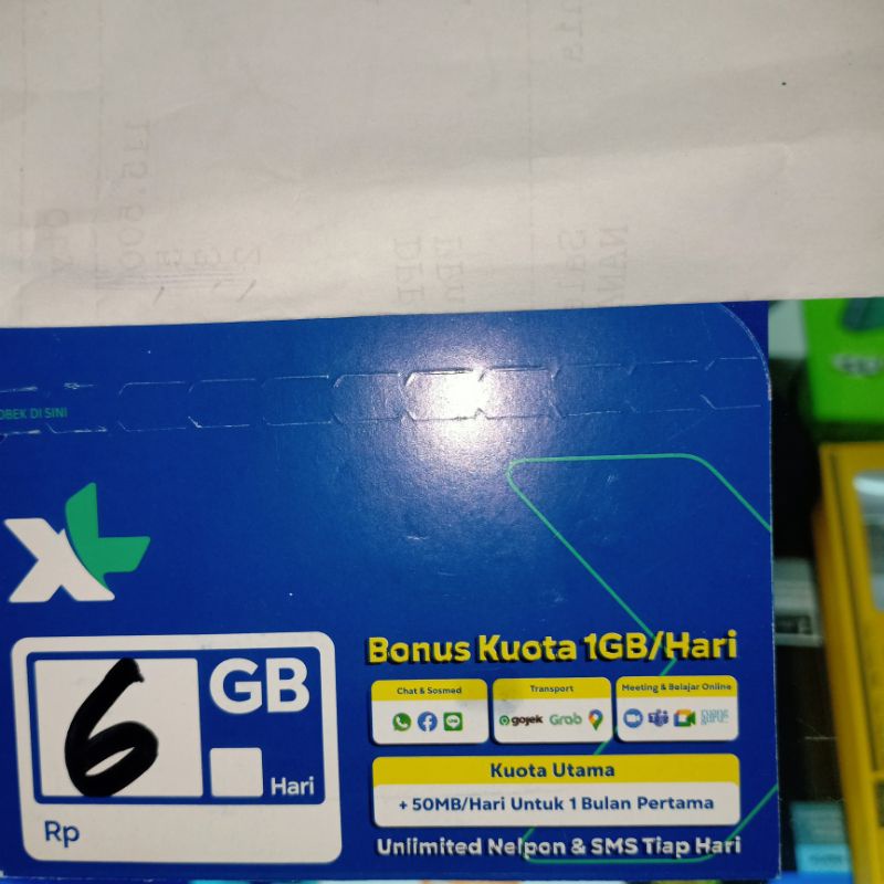 Jual kartu perdana xl combo flex S+ (6gb) | Shopee Indonesia