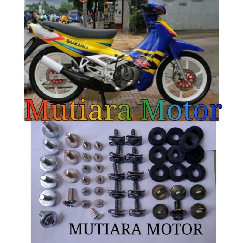 Jual Baut Baud Scrub Full Body Satria Kotak Lumba berikut karetnya ...