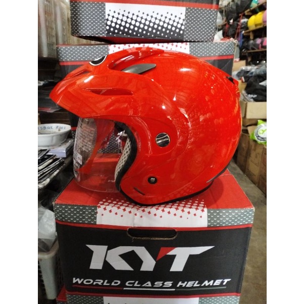 Jual HELM KYT | HELM KYT ROMEO RED | HELM KYT ROMEO SOLID { ORIGINAL ...
