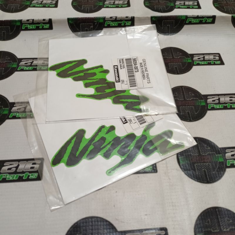 Jual Stiker setiker striping Tangki tengki Tangki Hijau solid SE Ninja ...