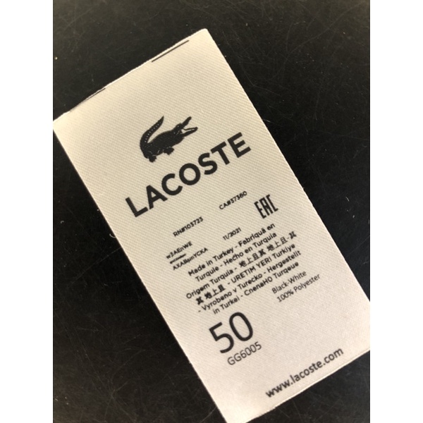 Jual LACOSTE WASH TAG SUPER PREMIUM CO 1X DI KIRIM 600PCS | Shopee ...
