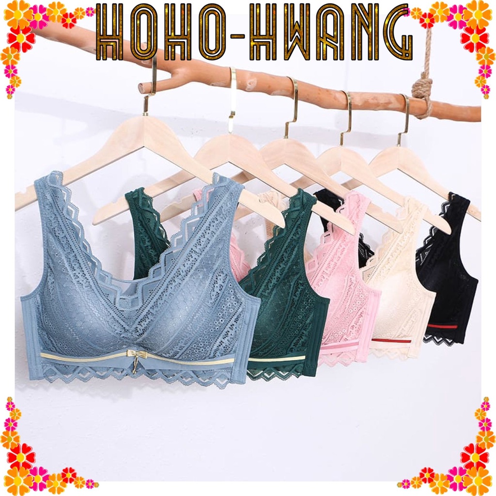 Jual HOHO_HWANG (B-335) BRa women bra BH WANITA PUSH UP busa tipis nyaman BRA WANITA TANPA KAWAT ...