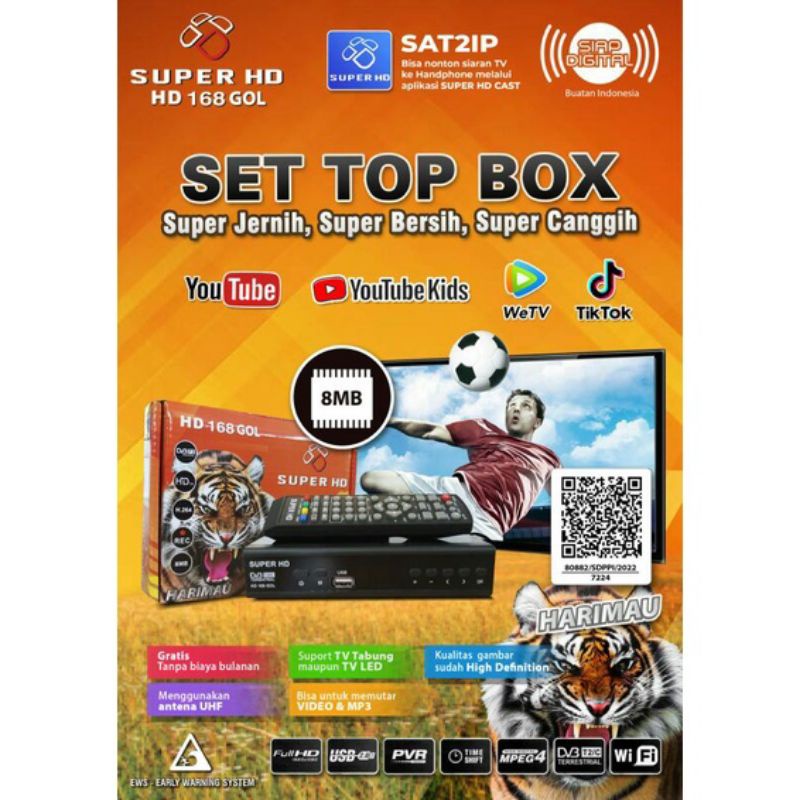 Jual STB SET TOP BOX TV DIGITAL MATRIX APLE MERAH | Shopee Indonesia