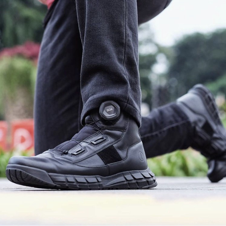 Jual Sepatu Boots Pria Parabellum MIDTRACX Black | Shopee Indonesia