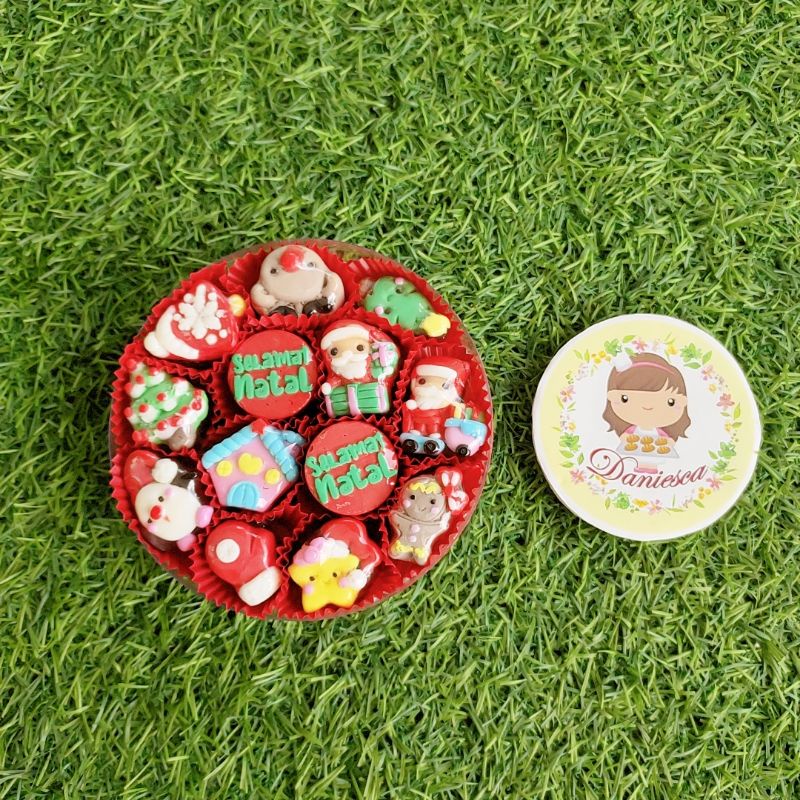 Jual .Coklat karakter Natal lucu Santa snowman Rudolph ( ds bgr ...