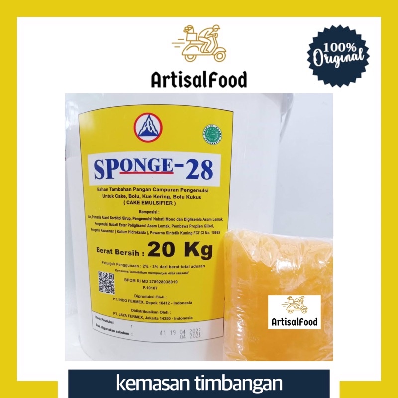 Jual (100 GR) SP SPONGE 28 - Pengembang Kue / Pengemulsi | Shopee Indonesia