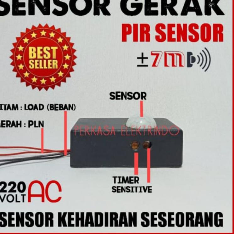 Jual Harga Termurah SENSOR GERAK motion detector OTOMATIS 220V AC ...