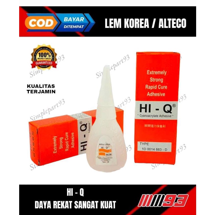 Jual Lem Besi HI Q / Lem Korea / Lem alteco / Lem Perekat Serba Guna ...